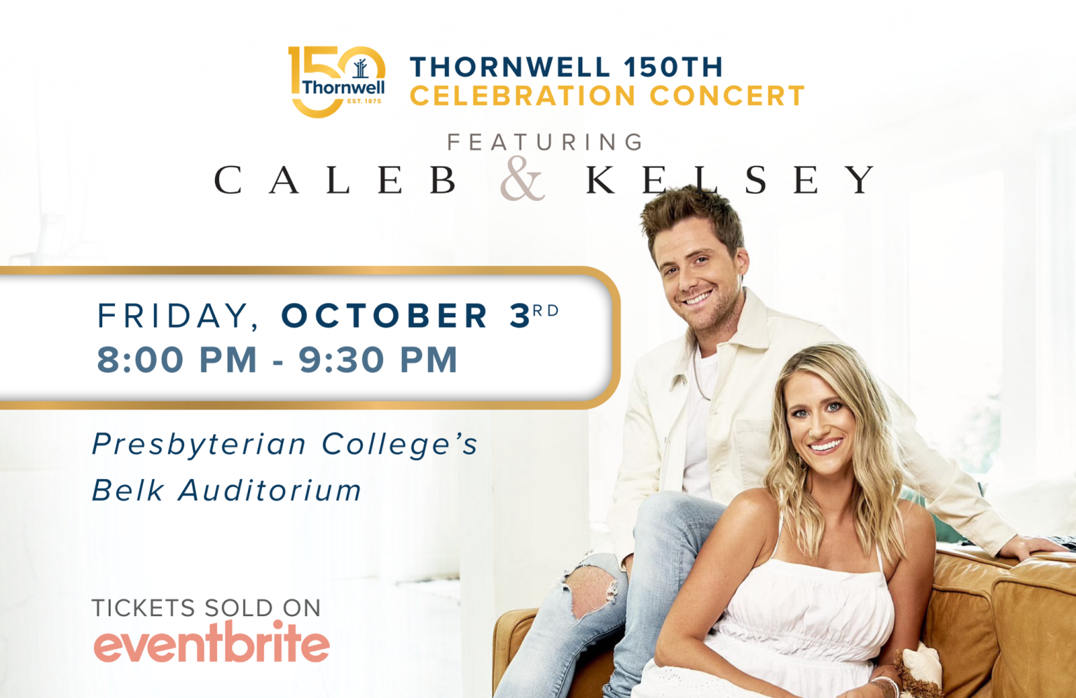 An Evening with Caleb + Kelsey | Celebrating 150 Years of Hope with ...